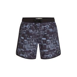 O`Neill O'neill Badeshorts 'O'riginals Scallop 16' Herren Gr&ouml;&szlig;e L hellgrau / schwarz