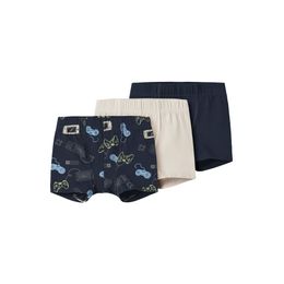 name it Boxershorts Jungen Gr&ouml;&szlig;e 110 navy / saphir / kiwi / wei&szlig;