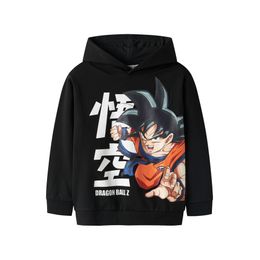 name it Sweatshirt 'NKMDIX DRAGONB' Jungen Gr&ouml;&szlig;e 134/140 dunkelblau / dunkelorange / schwarz / wei&szlig;