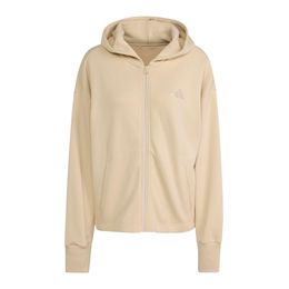 adidas Sportswear Sportsweatjacke 'ALL SZN' Damen Gr&ouml;&szlig;e M beige