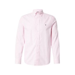 Tommy Hilfiger Hemd 'FLEX' Herren Gr&ouml;&szlig;e XS rosa / wei&szlig;