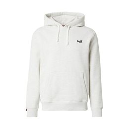 Superdry & Co Sweatshirt 'ESSENTIAL' Herren Gr&ouml;&szlig;e XL hellgrau / schwarz