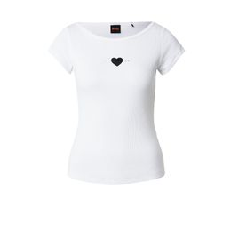 BOSS T-Shirt 'C_Etine' Damen Gr&ouml;&szlig;e M schwarz / wei&szlig;