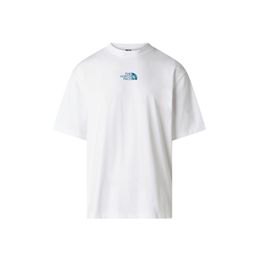 The North Face T-Shirt Herren Gr&ouml;&szlig;e L azur / wei&szlig;