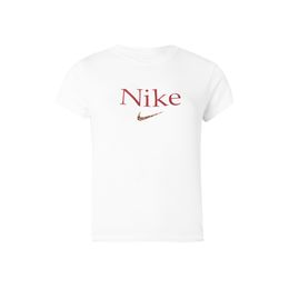 Nike Sportswear T-Shirt Damen Gr&ouml;&szlig;e M braun / cappuccino / kirschrot / wei&szlig;