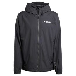 adidas terrex Outdoorjacke 'Multi 2L' Herren Gr&ouml;&szlig;e S schwarz / wei&szlig;