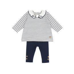 Chicco Set: Shirt und Hose M&auml;dchen Gr&ouml;&szlig;e 62 navy / wei&szlig;
