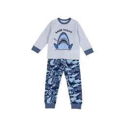 Chicco Schlafanzug Jungen Gr&ouml;&szlig;e 92 navy / grau