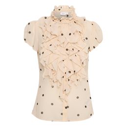 Saint Tropez Bluse Damen Gr&ouml;&szlig;e M creme / schwarz
