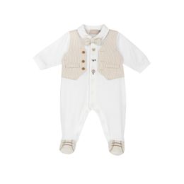 Chicco Schlafanzug Gr&ouml;&szlig;e 56 beige / wei&szlig;