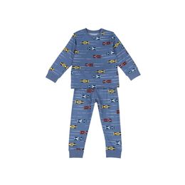 Chicco Schlafanzug Jungen Gr&ouml;&szlig;e 86 blau / gelb / rot