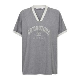 Co'Couture Co'couture Shirt 'Siara' Damen Gr&ouml;&szlig;e M grau / offwhite