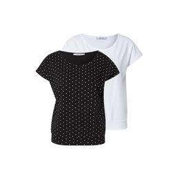 ABOUT YOU T-Shirt 'Celina' Damen Gr&ouml;&szlig;e L schwarz / wei&szlig;