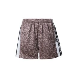 adidas originals Shorts 'AOP ADiBREAK' Damen Gr&ouml;&szlig;e 38 schoko / mokka / schwarz / wei&szlig;