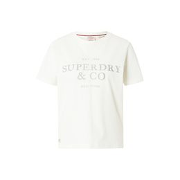 Superdry & Co T-Shirt Damen Gr&ouml;&szlig;e S creme / grau