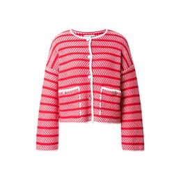 Barbour Strickjacken 'Barbour Polly' Damen Gr&ouml;&szlig;e M rot / wei&szlig;