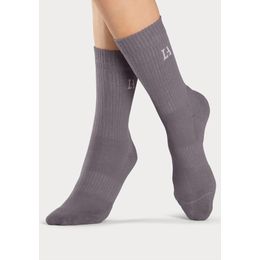 active by Lascana LASCANA ACTIVE Socken Damen Gr&ouml;&szlig;e 35/38 taupe / jade / eosin / wei&szlig;
