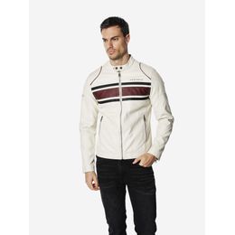 Koroshi Jacke Herren Gr&ouml;&szlig;e M weinrot / schwarz / offwhite