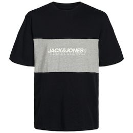 Jack & Jones Gro&szlig;e Gr&ouml;&szlig;en Jack&Jones T-Shirt aus Baumwolle Farbe schwarz Gr&ouml;&szlig;e: 3XL