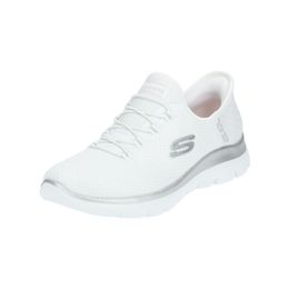 Skechers Sneaker 'Summits- Diamond Dream' Damen Gr&ouml;&szlig;e 42 silber / wei&szlig;