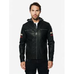 Koroshi Jacke Herren Gr&ouml;&szlig;e XXXL bordeaux / schwarz / offwhite