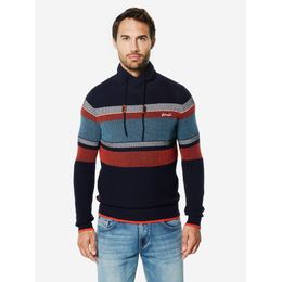 Koroshi Pullover Herren Gr&ouml;&szlig;e XXL blau / navy / rot / wei&szlig;