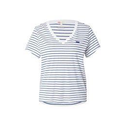 Levi's Levi's 'Favorite Cotton V-Neck Tee' Damen Gr&ouml;&szlig;e S navy / wei&szlig;