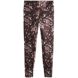 next Leggings Damen Gr&ouml;&szlig;e XXL braunmeliert / pink