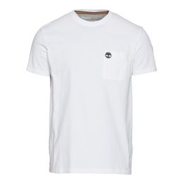 Timberland T-Shirt 'Dunstan River' Herren Gr&ouml;&szlig;e XL navy / wei&szlig;