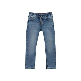 s.Oliver Jeans 'Brad' boy size 98 marine blue / Blue denim / White