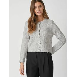 Co'Couture Co'couture Strickjacke 'PointelleCC' Damen Gr&ouml;&szlig;e S grau