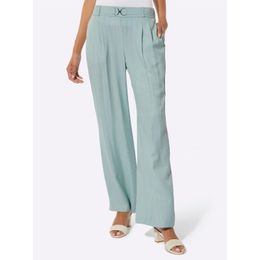 WITT Damen Schlupfhose mit modisch weiten Beinen, kalkmint, Gr&ouml;&szlig;e 42