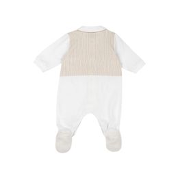 Chicco Schlafanzug Gr&ouml;&szlig;e 56 beige / wei&szlig;