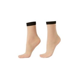 CALZEDONIA Socks 'LOVE' female Beige size One Size