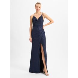 Marie Lund Evening Dress female Blue size 34