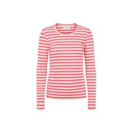 U.S. Polo Assn. Shirt 'Chanett' Damen Gr&ouml;&szlig;e L hellpink / wei&szlig;
