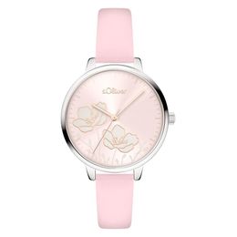 s.Oliver Analog Watch female Pink size One Size