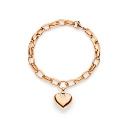 s.Oliver Armband 'Chunky Heart' Damen Gr&ouml;&szlig;e One Size rosegold