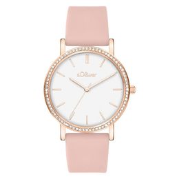 s.Oliver Analog Watch female Pink size One Size