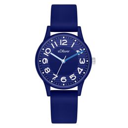 s.Oliver Analog Watch female Blue size One Size