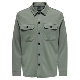 Only & Sons Only & Sons Button Up Shirt 'Newkodyl' male Green size S