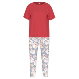 Mey Pajama 'Petal Paradise' female Red size 4XL