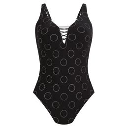 Rosa Faia Swimsuit 'Silver Pearls' female Black size S
