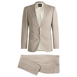 BOSS Suit 'H-Huge' male Beige size 54