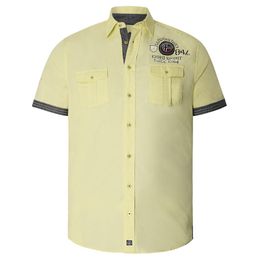 Jan Vanderstorm Button Up Shirt 'Snofred' male Yellow size XL