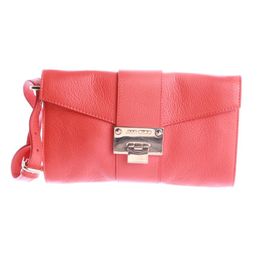 Jimmy Choo Clutch Damen Gr&ouml;&szlig;e One Size Second Hand rot