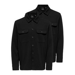 Only & Sons Only & Sons Button Up Shirt 'Newkodyl' male Black size S