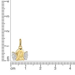Firetti Damen Kettenanh&auml;nger "Schmuck Geschenk Gold 333 Halsschmuck Anh&auml;nger Engel", Gelbgold 333, 1,43 g, gold, Gelbgold 333, Schmuckanh&auml;nger, mit