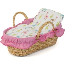 Bayer Chic 2000 CHIC2000 Kinder Puppen Tragetasche "Lama, 45 cm", rosa, Baumwolle, Polyester, B:45cm H:30cm T:45cm, Puppenausstattungen