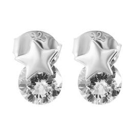 Adelia&acute;s ADELIA ́S Damen Paar Ohrh&auml;nger "Damen Ohrringe &ndash; Ohrstecker aus 925 Silber mit Zirkonia"silber, Silber 925 (Sterlingsilber), Ohrringe, Ideal als